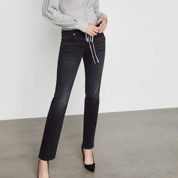 BCBGMaxAzria | Jeans | Bcbg Distressed Black Boyfriend Jeans Nwt | Poshmark